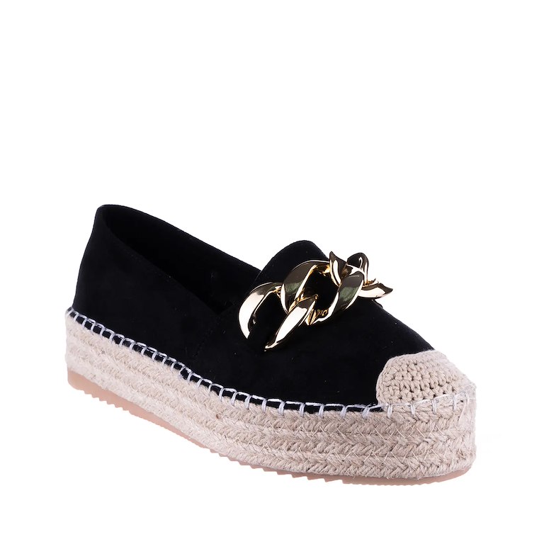 CLAUDIA DONATELLI Ženske espadrile N74929, Crne