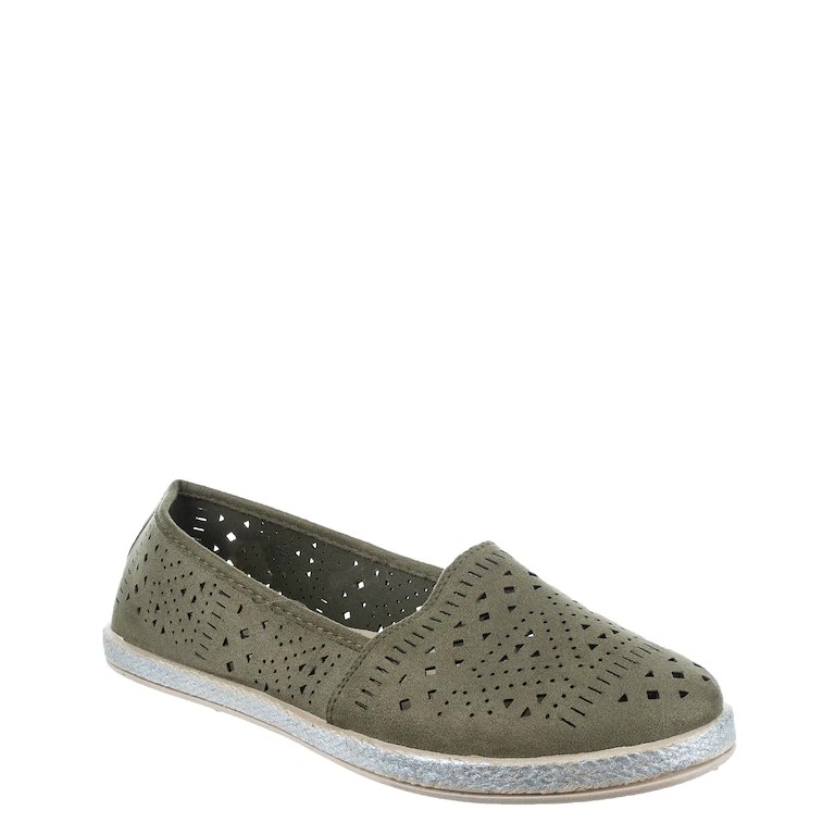 ELLY SHOES Ženske espadrile N72051, Maslinaste