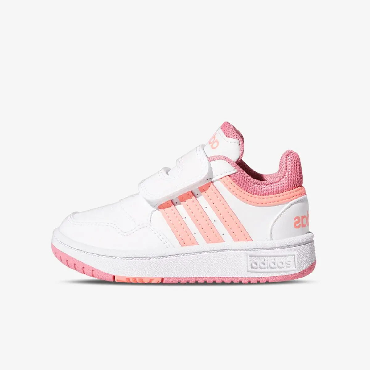 ADIDAS Patike za devojčice Hoops 3.0 roze-bele