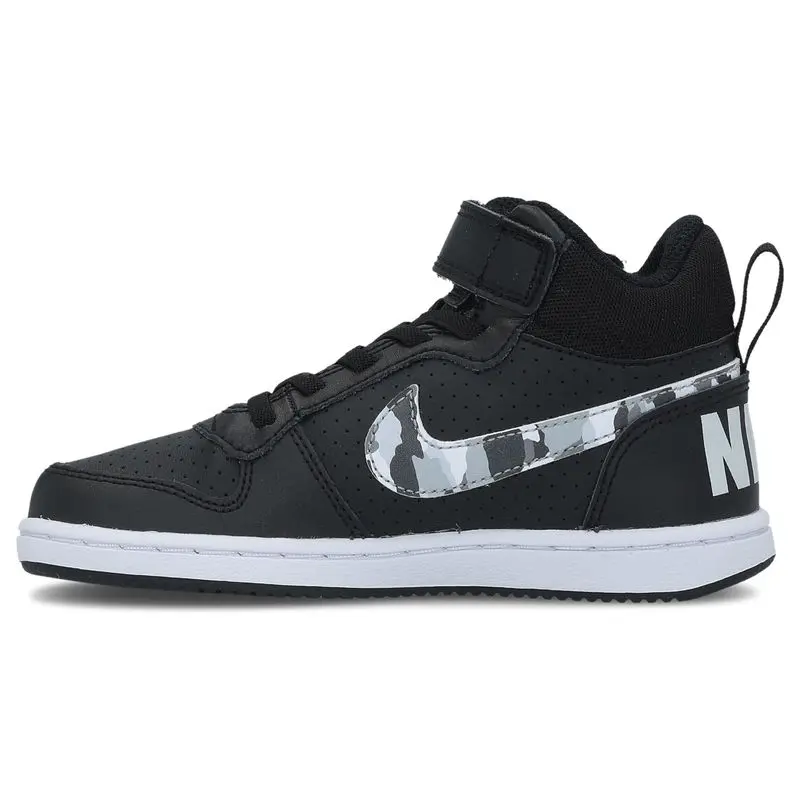 NIKE Patike za dečake Court Brough Mid (PSV)-870026-008 crne