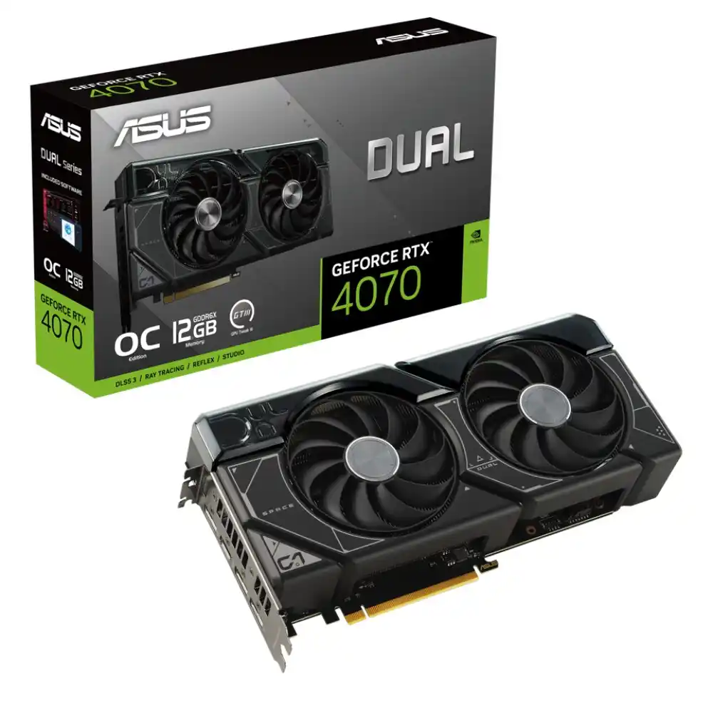 Grafička karta ASUS DUAL-RTX4070-012G-EVO NVD12GBGDDR6X192bitcrna' ( 'D-RTX4070-O12G-EVO' )