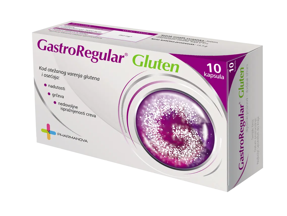 Pharmanova Gastroregular gluten a 10 kapsula