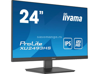 Monitor 23.8" Iiyama XU2493HS-B4 IPS 1920x1080/75Hz/4ms/HDMI/DP/VGA/zvučnici