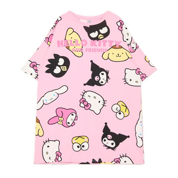 Cropp - Spavaćica Hello Kitty & Friends - pink