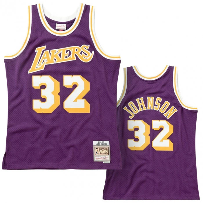 Magic Johnson 32 Los Angeles Lakers 1984-85 Mitchell & Ness Swingman dres