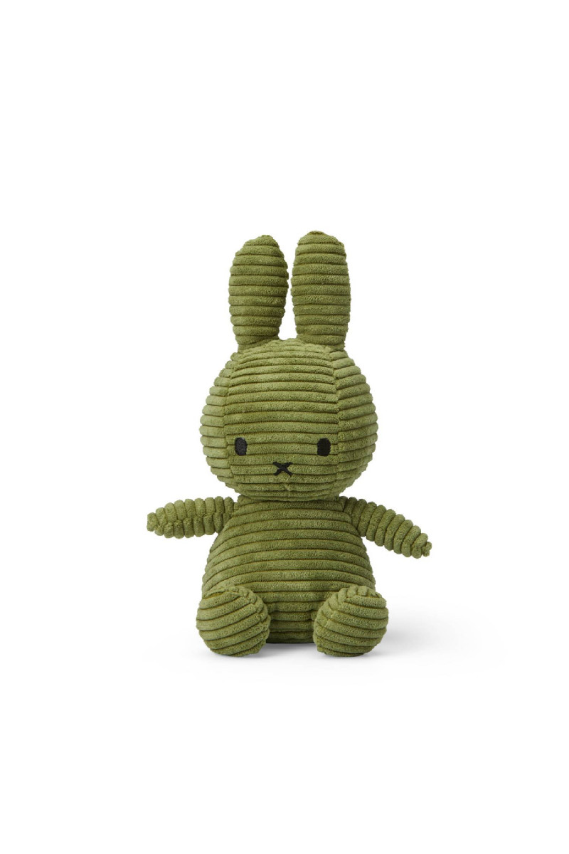 Miffy plišani zeka Corduroy 23cm, Olive Green