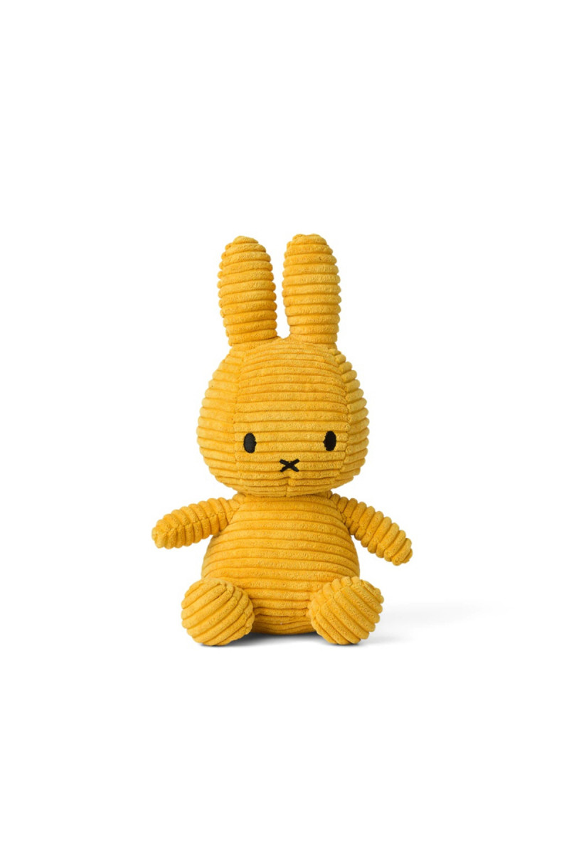 Miffy plišani zeka Corduroy 33cm žuti
