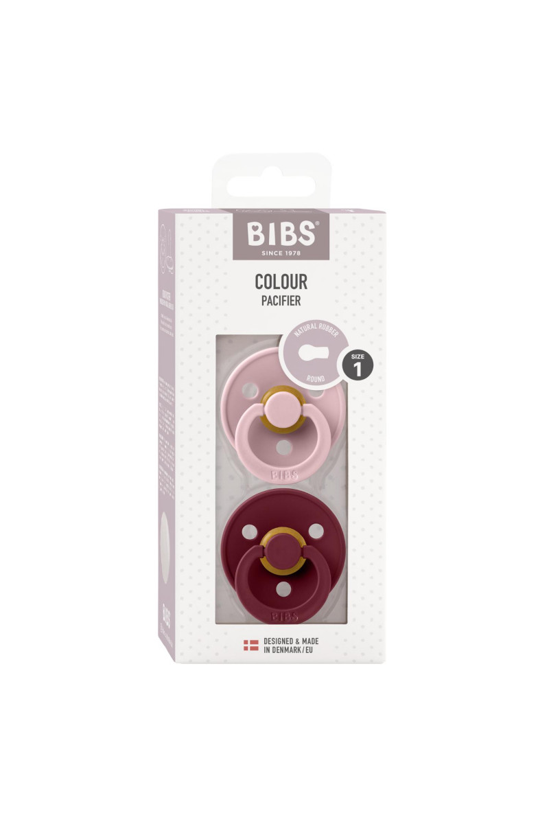 Bibs laža Pink plum& Elderberry 0-6m