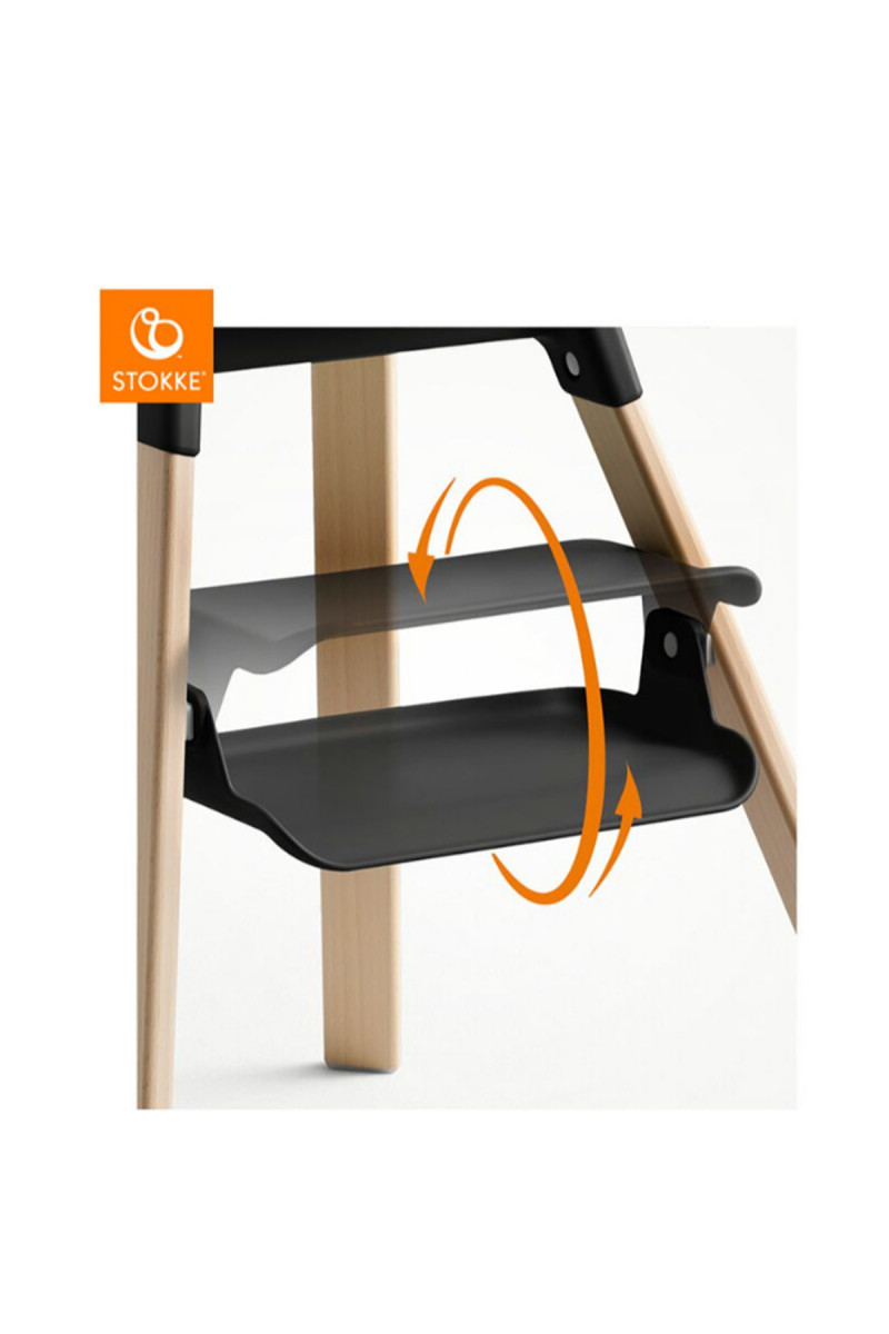 Stokke Clikk hranilica "Black Natural"