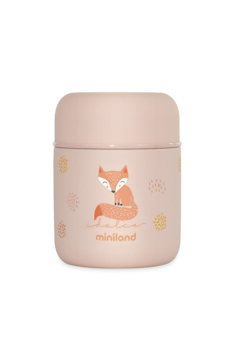 Miniland termos za hranu mini od 280ml roze
