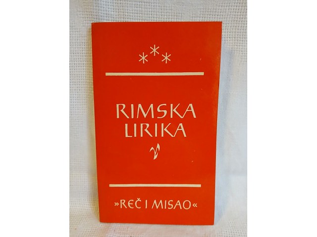 Rimska lirika