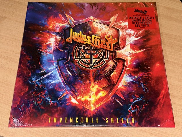 Judas Priest – Invincible Shield (2LP, Red Vinyl), NOVO