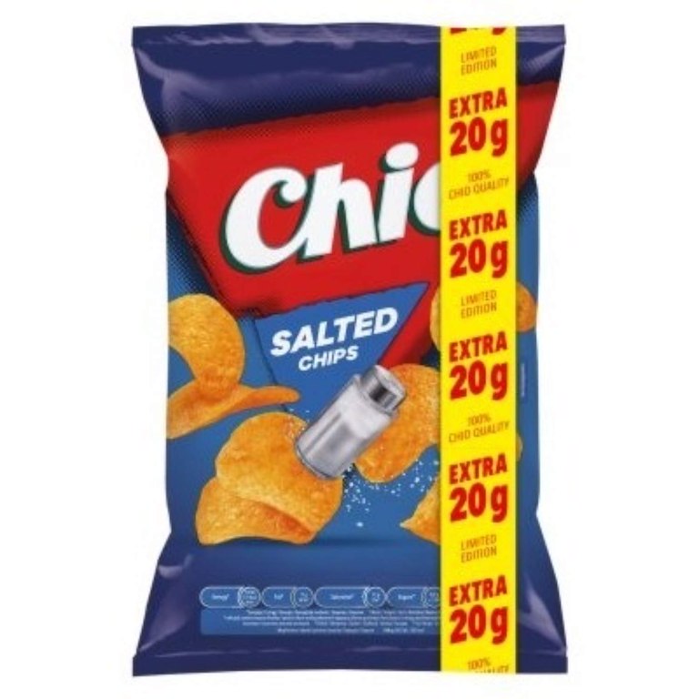 Chio čips salted 130g+20g grati schio