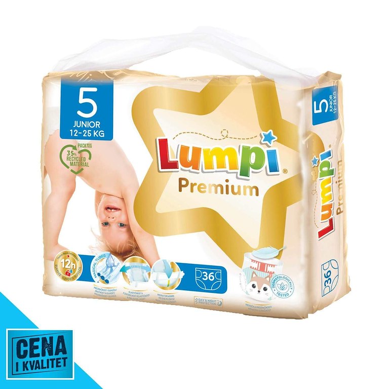 Lumpi pelene prem junior 5 11-16kg 36/1 lumpi