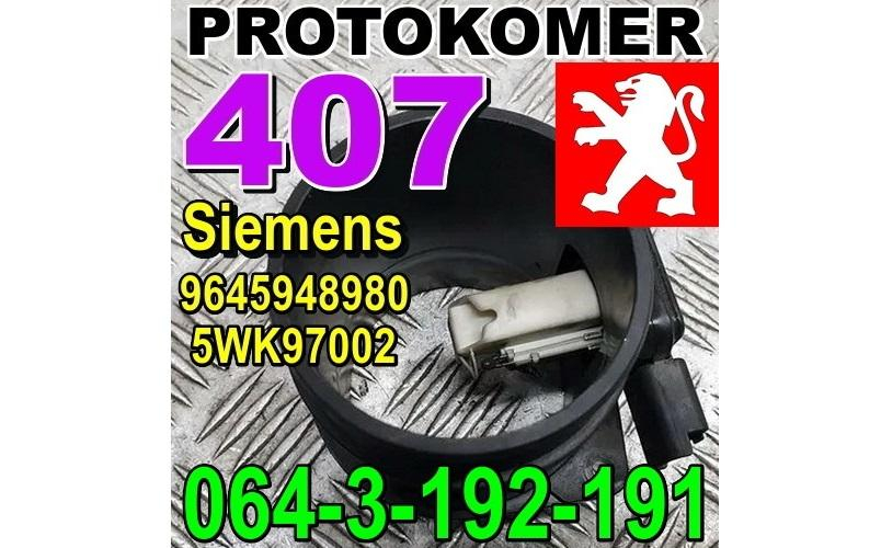 PROTOKOMER Pežo 407 SIEMENS 9645948980 Peugeot