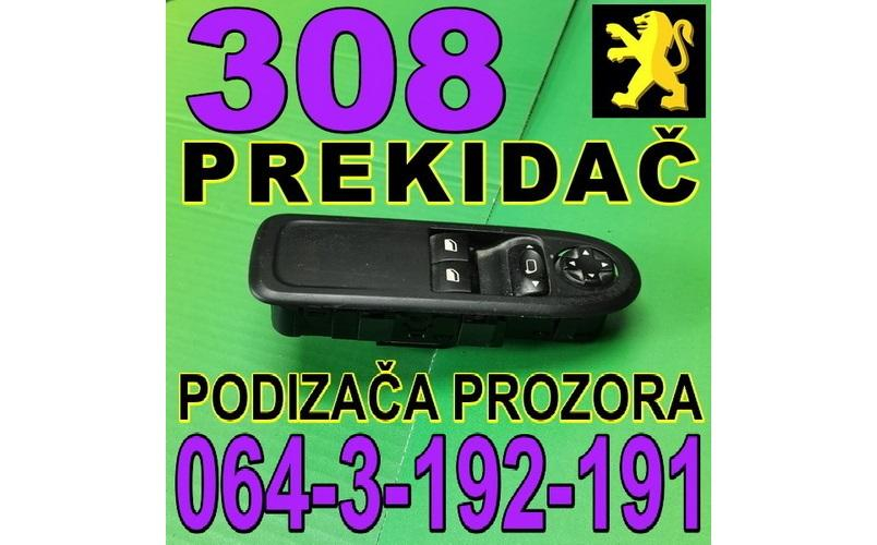 PREKIDAČ Pežo 308 Podizača Prozora Peugeot 2008 godište