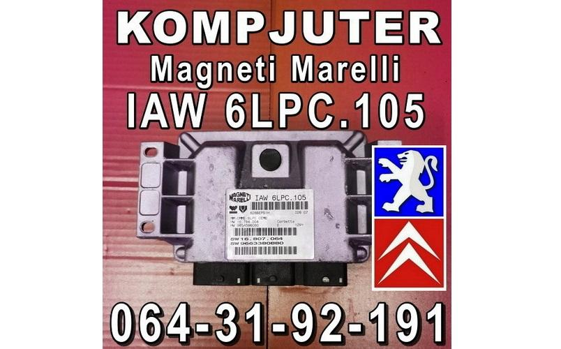 KOMPJUTER Magneti Marelli IAW 6LPC.105 Pežo Citroen Peugeot