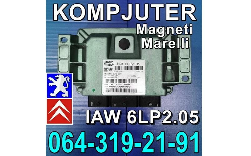 KOMPJUTER Magneti Marelli IAW 6LP2.05 Pežo Citroen Peugeot