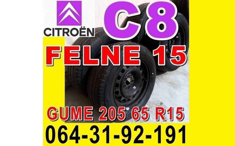 CITROEN C8 FELNE 15 coli i GUME FULDA 205 65 R 15