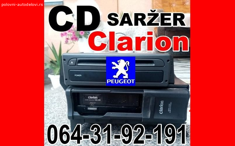 CD SARŽER Clarion Pežo 607 Peugeot Citroen