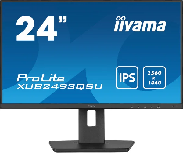 Monitor 23.8″ Iiyama XUB2493QSU-B5 IPS 2560×1440/60Hz/4ms/HDMI/DP/USB/zvučnici