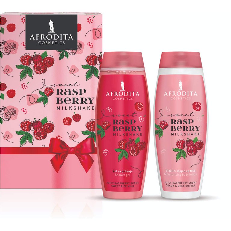 Afrodita set za žene raspberry body care afrodita