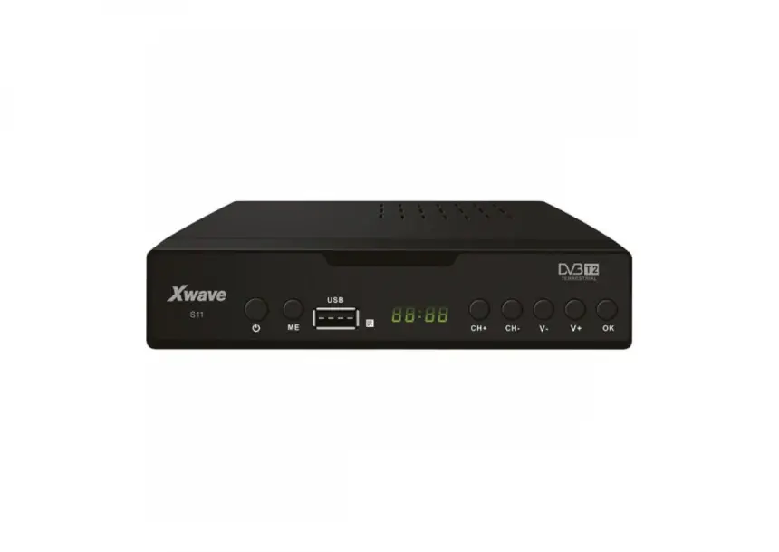 Xwave S11 DVB-T2 Set Top Box H.265,LED,scart,HDMI,RF in-out,USB,media player,metalno kućište