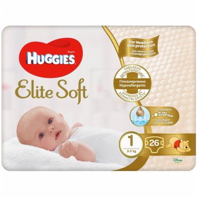 PELENE HUGGIES ELITE SOFT 1 CONY 2-5KG 26/1
PELENE HUGGIES ELITE SOFT 1 CONY 2-5KG 26/1