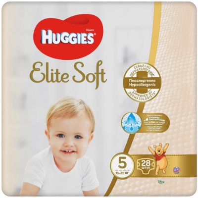 PELENE HUGGIES ELITE SOFT 5 JUMBO 15-22KG 28/1
PELENE HUGGIES ELITE SOFT 5 JUMBO 15-22KG 28/1