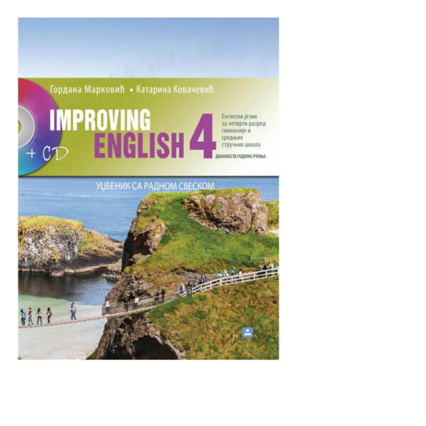 Engleski jezik 4 razred – (Improving English 4) Udžbenik i radna sveska za gimnazije i srednje stručnih škole | Zavod za udžbenike 24030