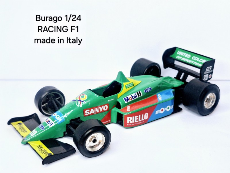 Burago 1/24 Benetton Ford B Formula 1 Made In Italy