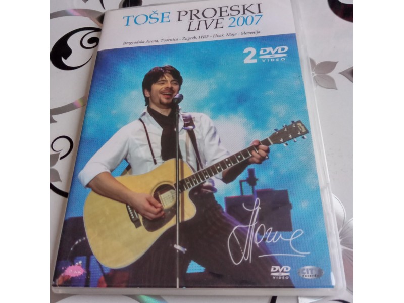 Toše Proeski ( Live) 2 DVD