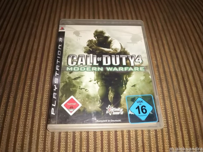 PS3 igra Call of Duty 4 Modern Warfare