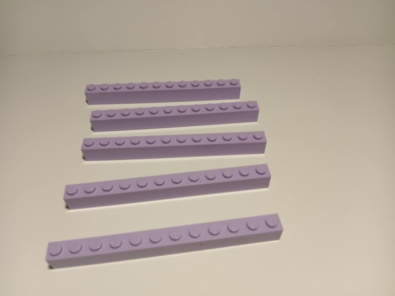 Lego 1 x 12 lavanda 5 komada