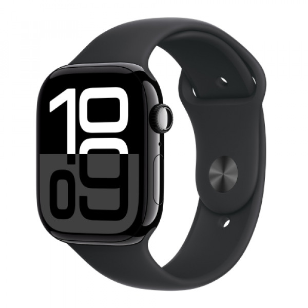 Apple Watch S10 GPS 46mm Jet Black Alu CaseBlack Sport Band - ML mwwq3qva