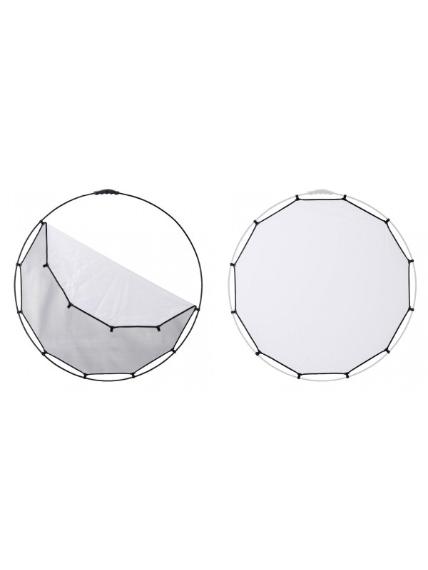 LASTOLITE LL LR3331 HALOCOMPACT PLUS REFLECTOR 98CM SILVER/WHITE + Lastolite LL LR3334 HaloCompact P Cov 98CM 2 SDiff