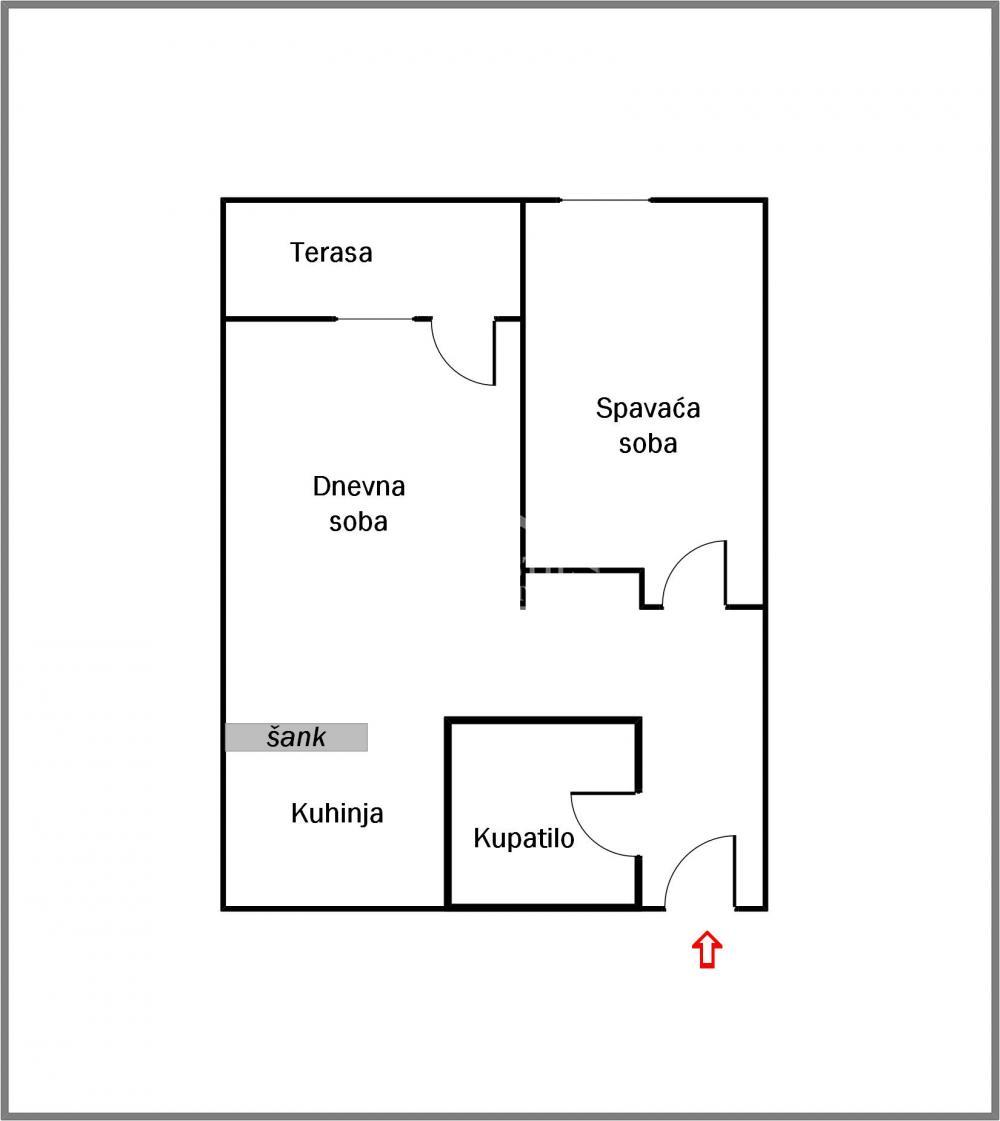 Tošin bunar, Lokal na prodaju, 48m2, 213.000€