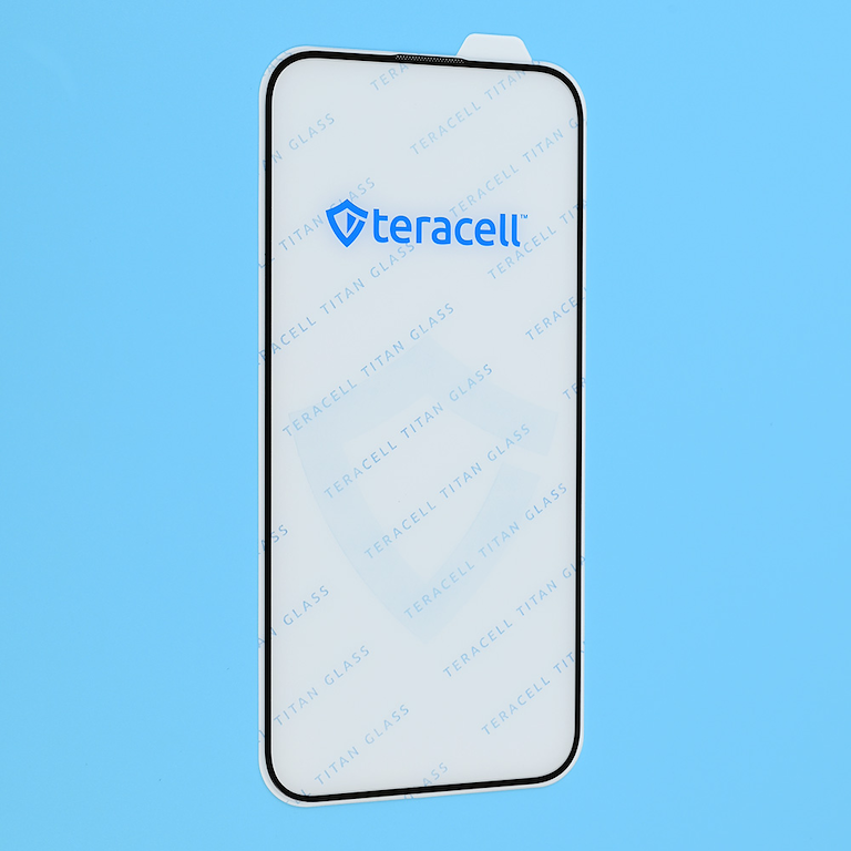 Zastitno staklo Tempered glass Teracell Titan 2.5D iPhone 15 Pro Max 6.7 crni