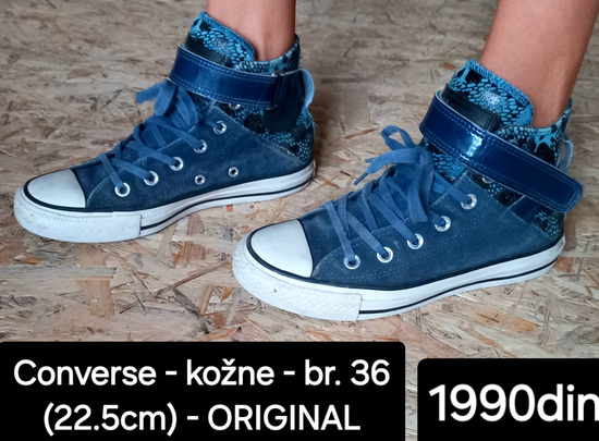 Converse ženske kožne patike Starke teget br. 36