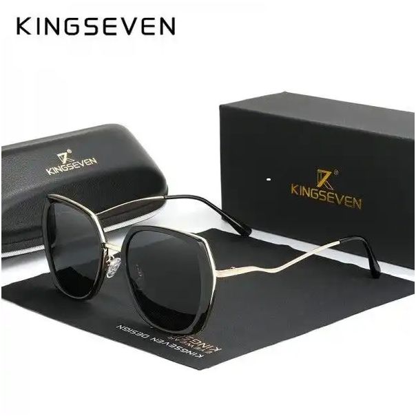 KINGSEVEN Ženske naočare za sunce N7832 black - gold