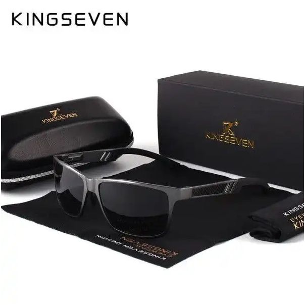 KINGSEVEN Muške naočare za sunce N7180 black - gray