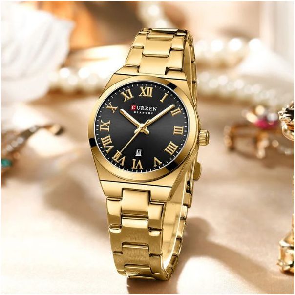 CURREN Ženski ručni sat 9095 gold black