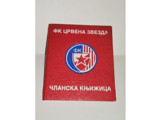 Clanska Knjizica Crvena Zvezda iz 90ih