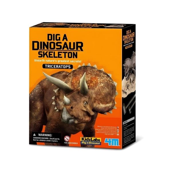 4M Iskopaj skelet dinosaurusa Triceratopsa 03228