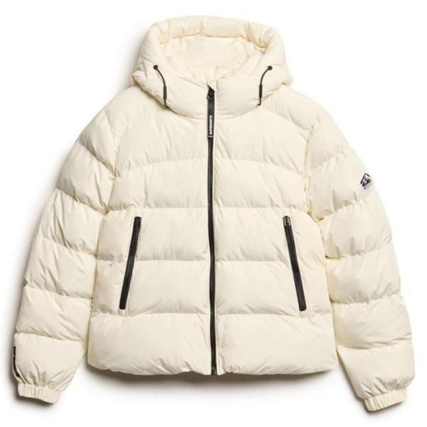 Superdry - Bež ženska jakna HOODED SPORTS PUFFER