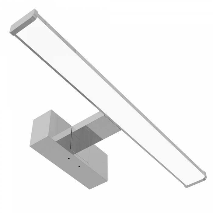 LED lampa za ogledalo 400mm 8W kocka IP44 4000K hrom alum.