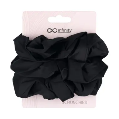 INFINITY Satenske gumice za kosu 3/1 - Scrunchies