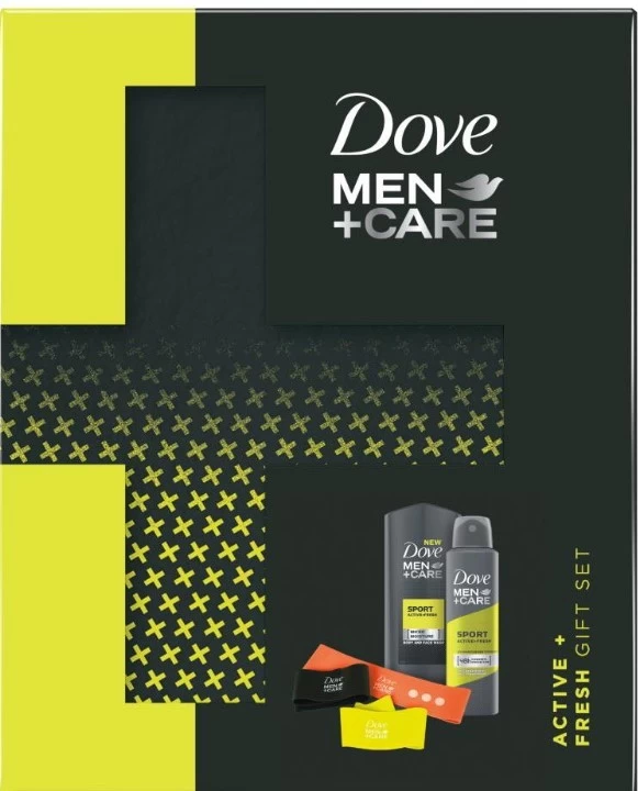 DOVE SET MEN SPORT (DEO 150ML +GEL 250ML +TRAKE ZA VEŽBANJE)