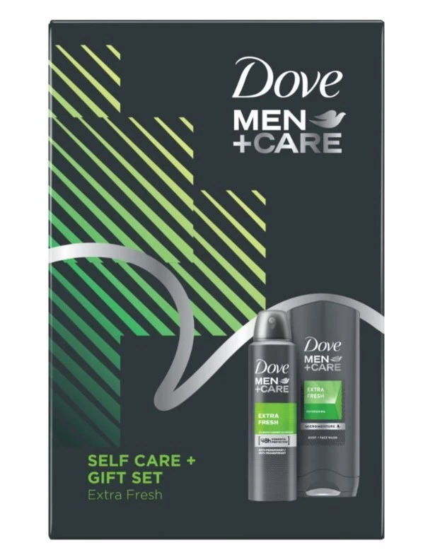 DOVE SET MEN EXTRA FRESH(DEO 150ML + GEL 250ML) KUTIJA