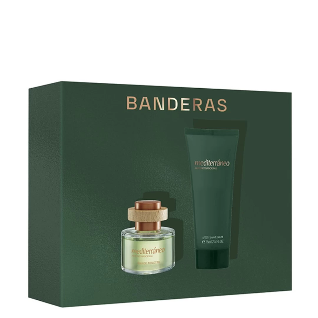 ANTONIO BANDERAS SET MEN MEDITERRANEO(EDP 50ML + AFTER SHAVE BALSAM 75ML)